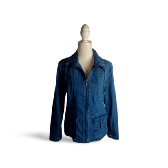 Studio Works | Jackets & Coats | Womens Denim Zip Jacket By Studio ...